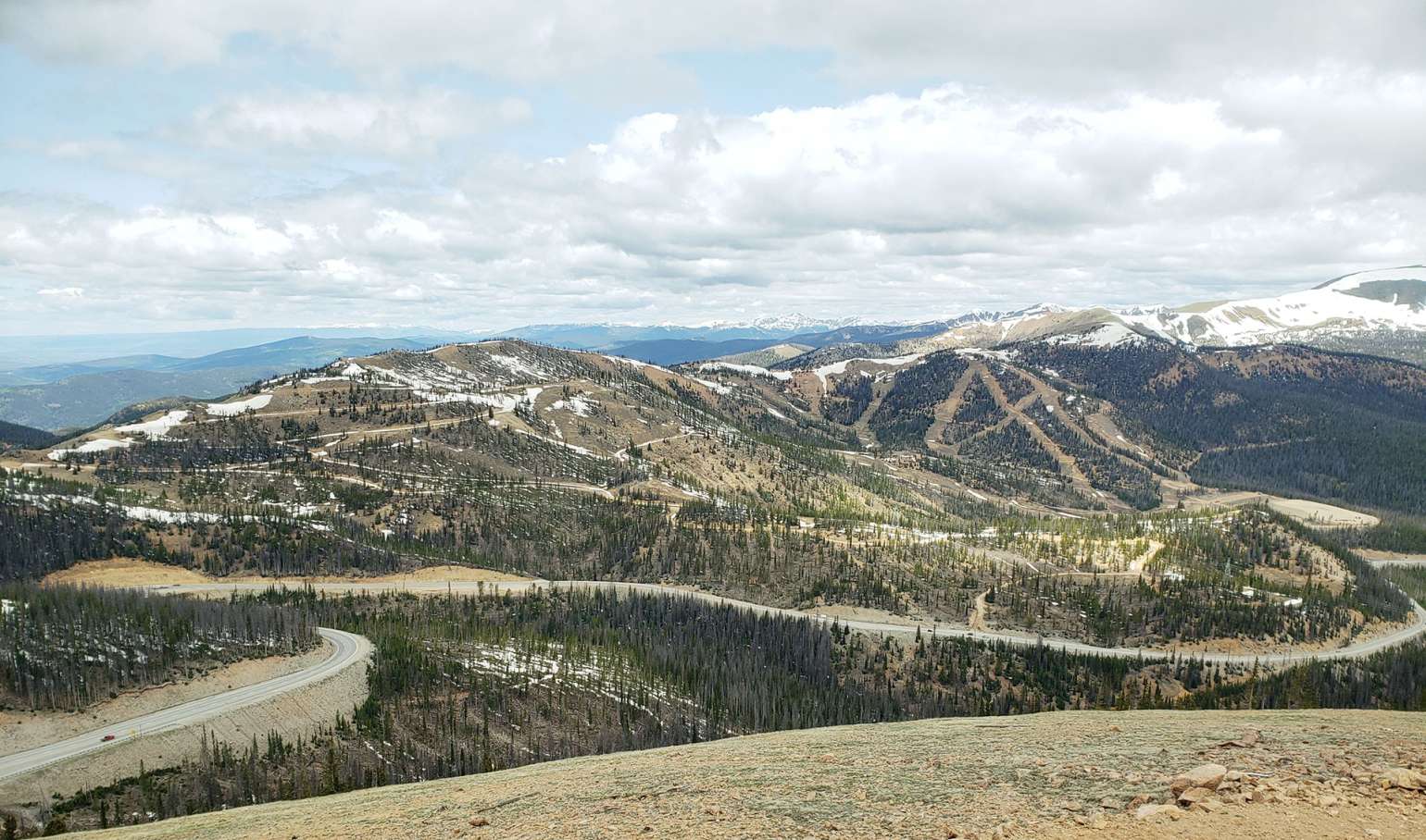 View from the Tram - Monarch Mountain