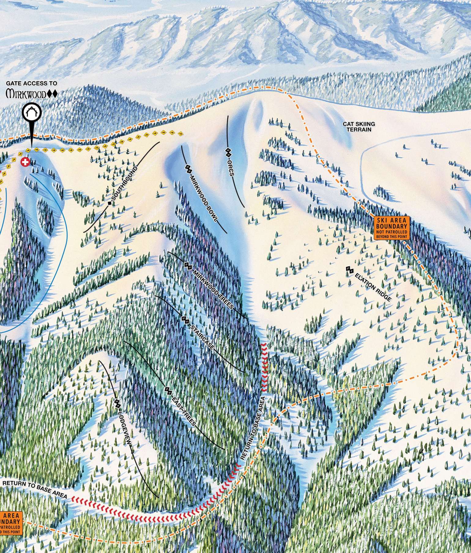Mountain Maps - Monarch Mountain