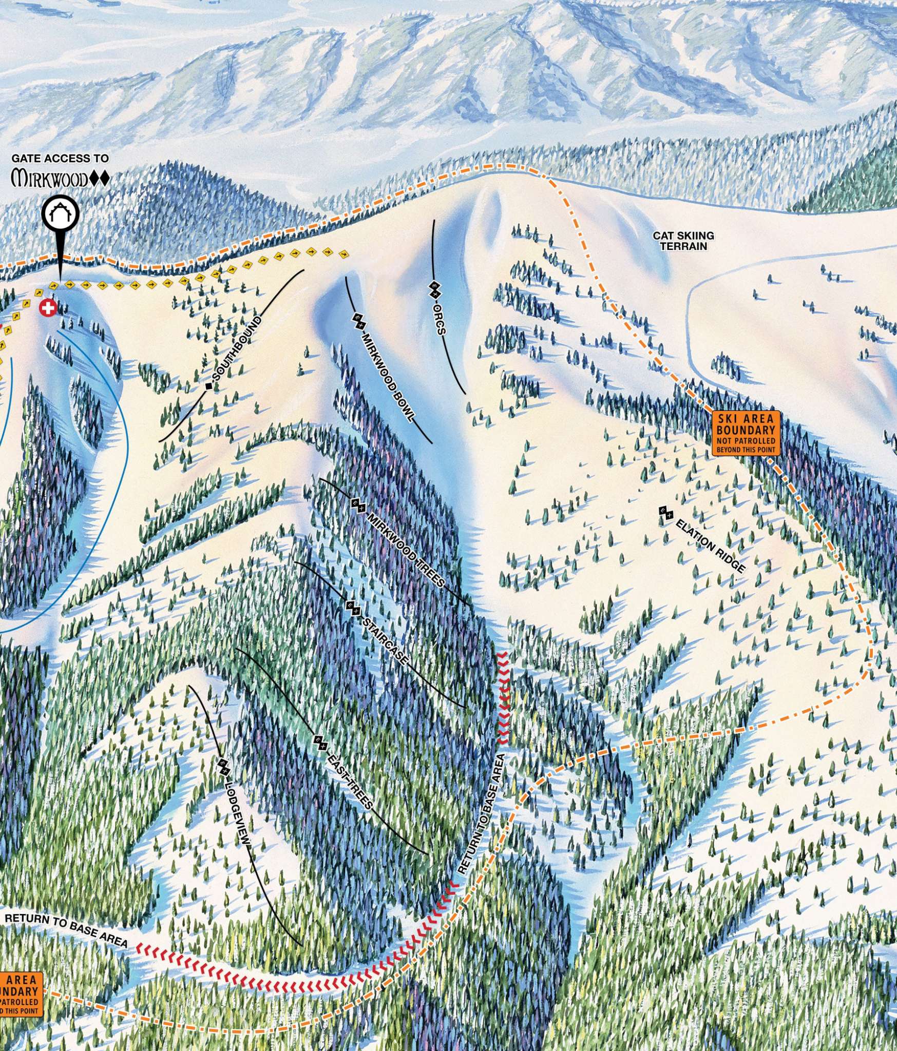 Mountain Maps - Monarch Mountain